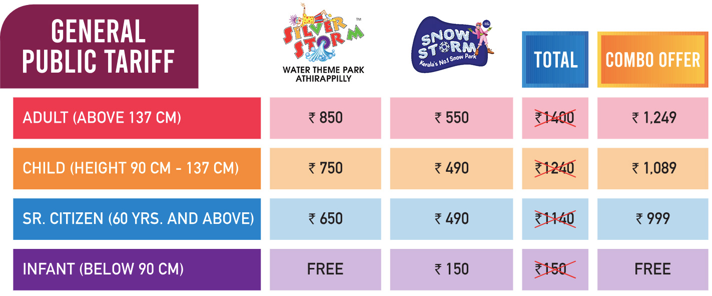 Ticket & Price - Silver Storm